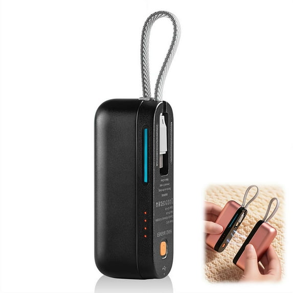 2-in-1 Hand Warmers Rechargeable, Portable Split-Magne-tic Electric Hand Warmer with 4 Levels ...