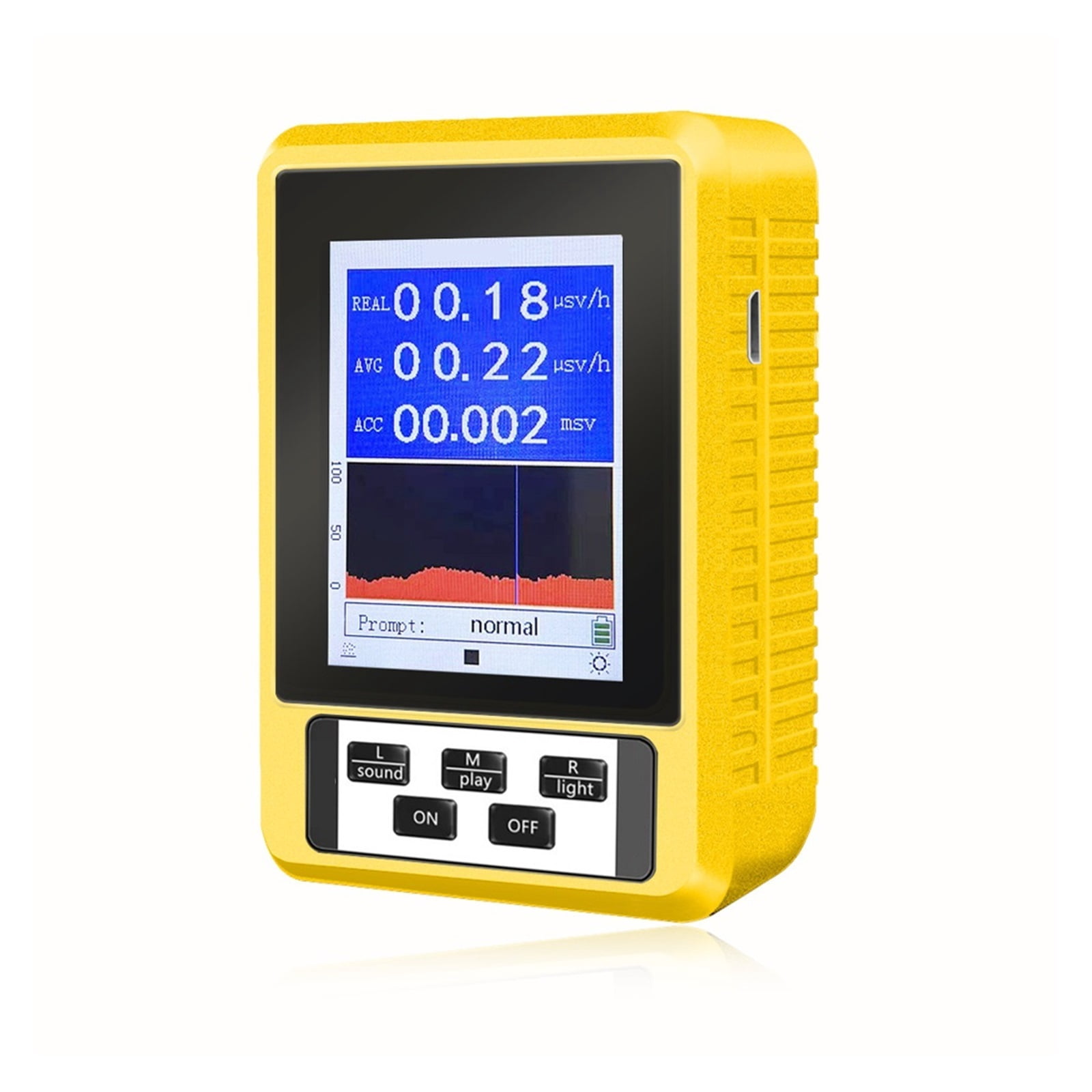 2-in-1 Handheld Portable Digital Meter Electromagnetic Radiation ...