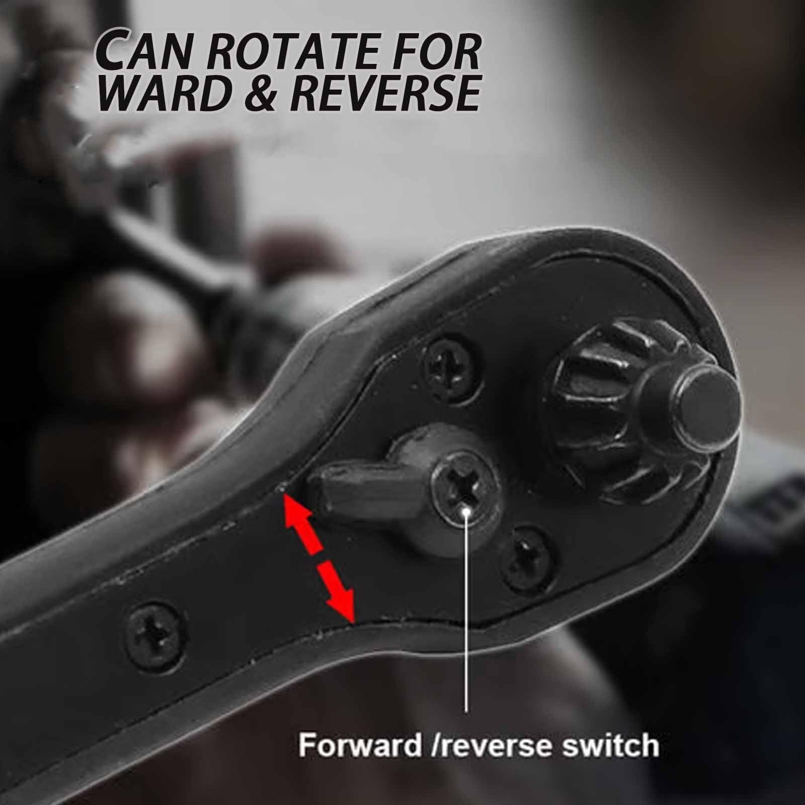 2-in-1 Heavy Duty Ratchet Drill Chuck Key - All-Purpose Ratcheting ...