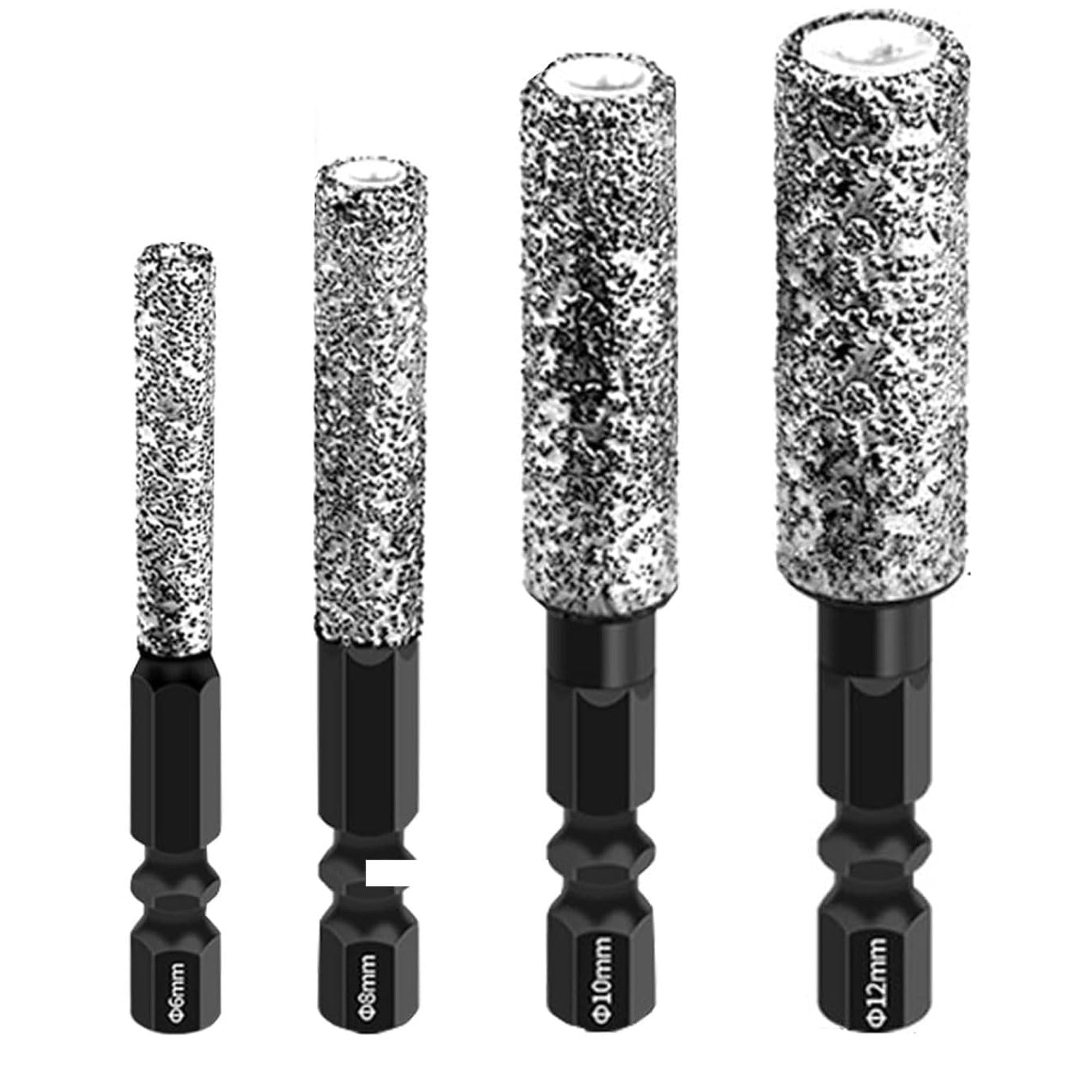 2-in-1 Hexagonal Shank Brazing Dry Drilling Specialized Hole Opener, 6 ...