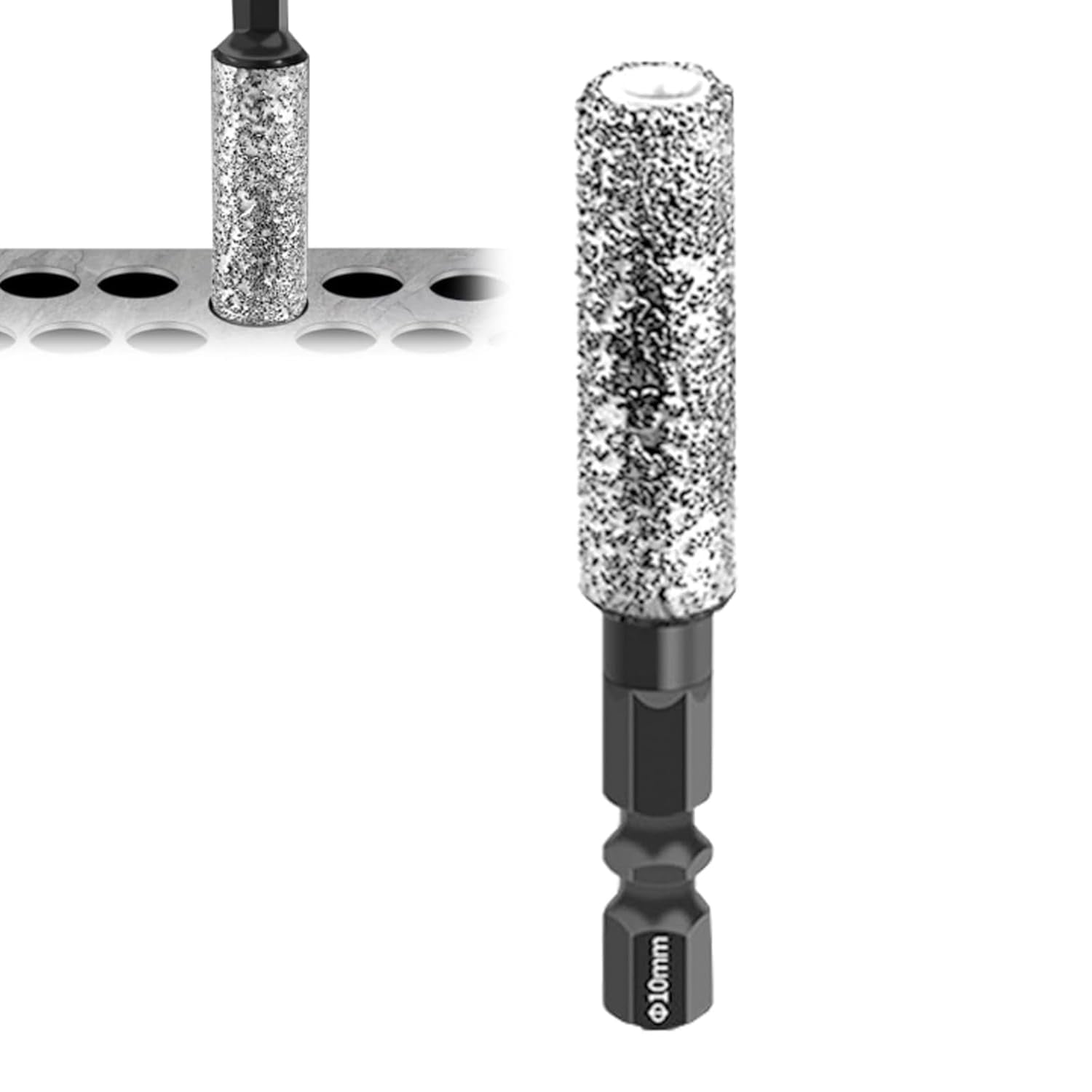 2-in-1 Hexagonal Shank Brazing Dry Drilling Specialized Hole Opener ...