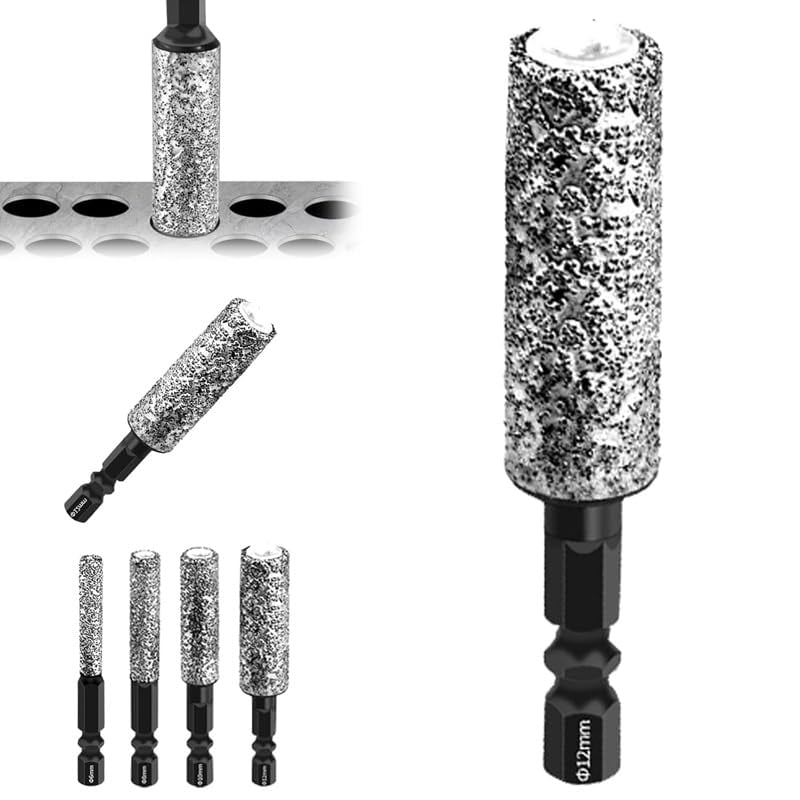 2-in-1 Hexagonal Shank Brazing Dry Drilling Specialized Hole Opener ...