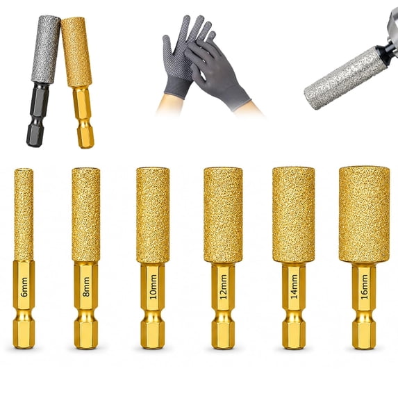2-in-1 Hexagonal Shank Brazing Dry Drilling Specialized Hole Opener ...