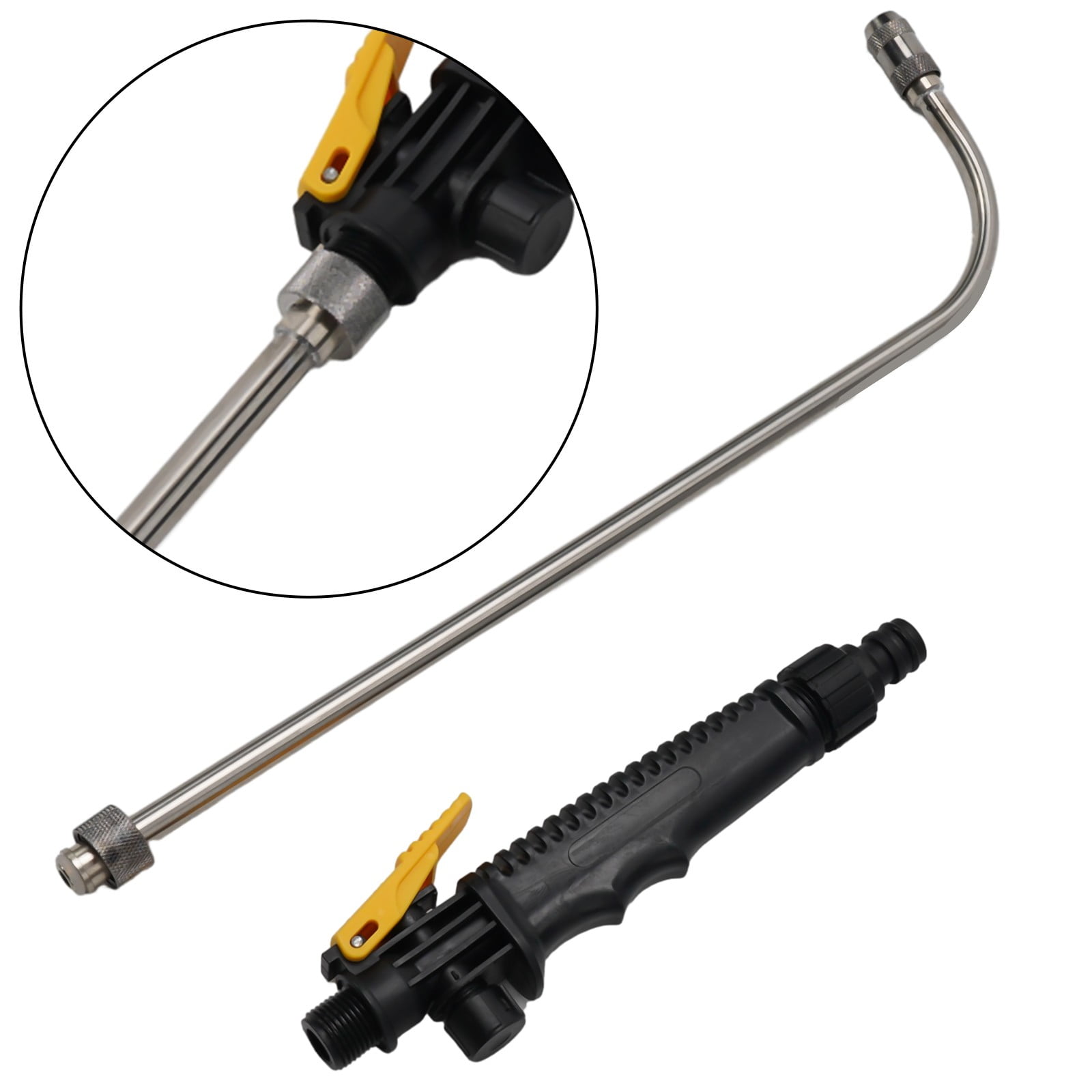 2-in-1 High Pressure Power Washer Wand Nozzle Spray Gun with Flow ...