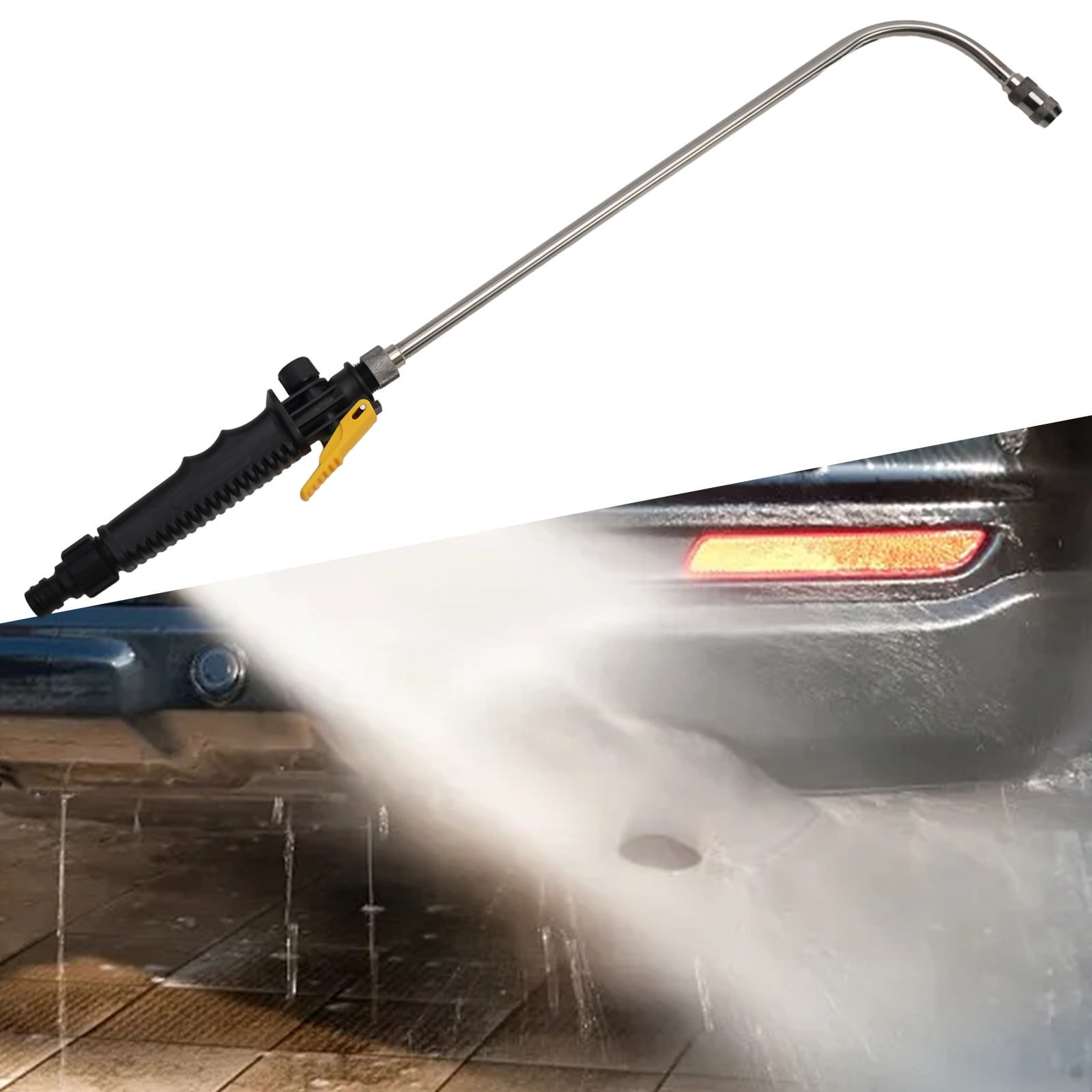 2-in-1 High Pressure Power Washer Wand Nozzle Spray Gun with Flow ...