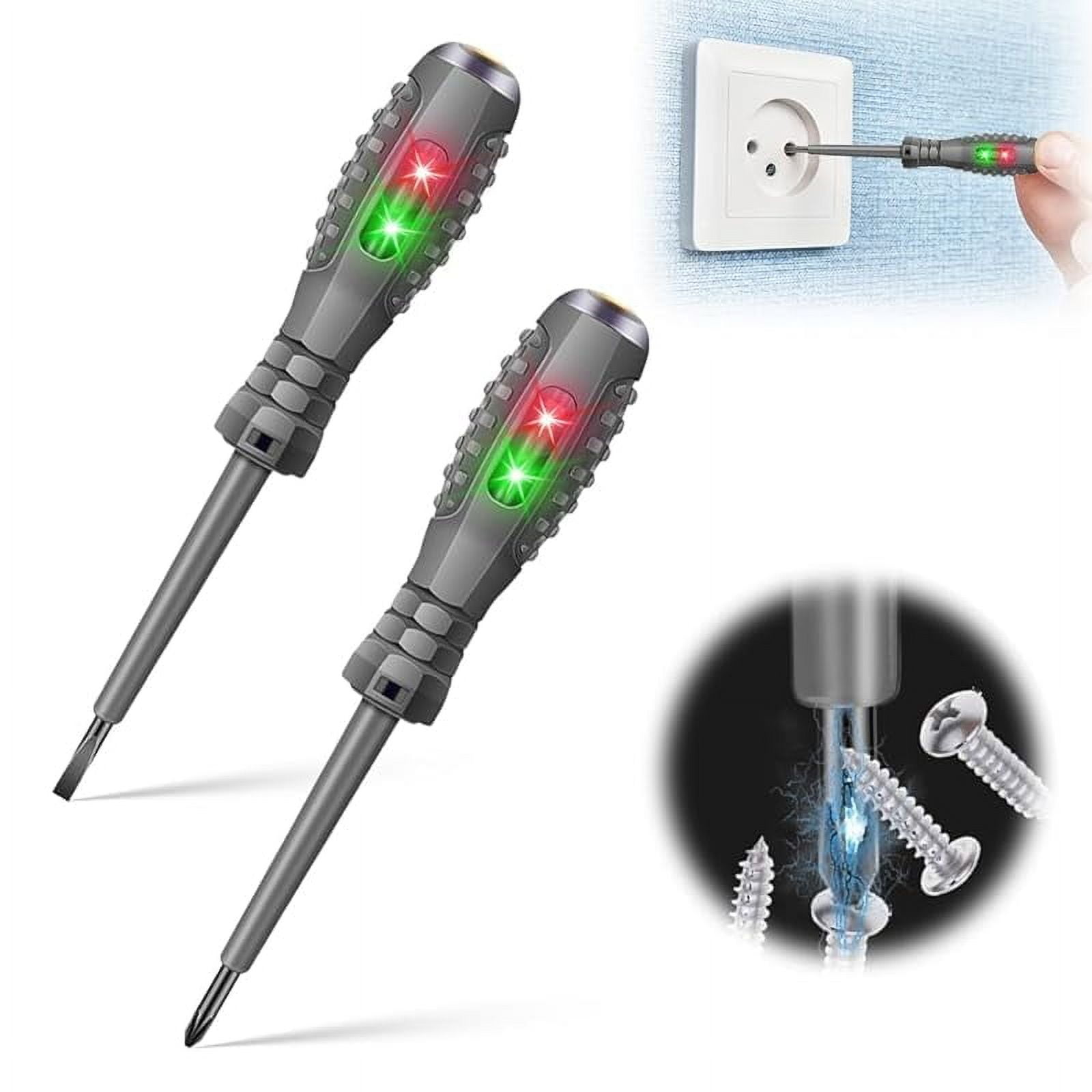 2-in-1 High Torque Strong Magnetic Screwdriver, 12V-250V Digital ...