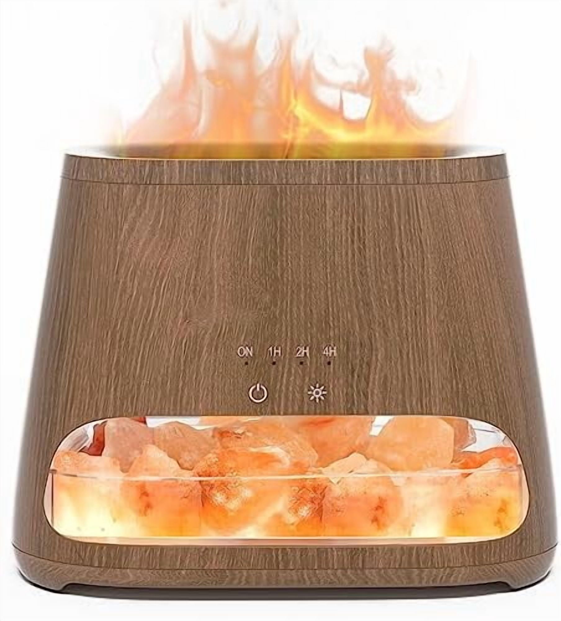 2-in-1 Himalayan Salt Lamp Diffuser, Cool Mist Humidifier, Aromatherapy ...