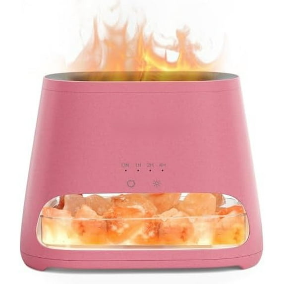 2-in-1 Himalayan Salt Lamp & Ultrasonic Essential Oil Diffuser ...