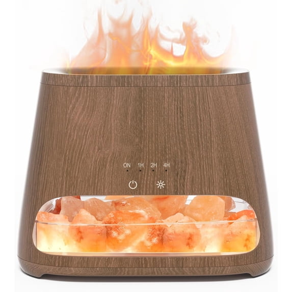 2-in-1 Himalayan Salt Lamp & Ultrasonic Essential Oil Diffuser ...