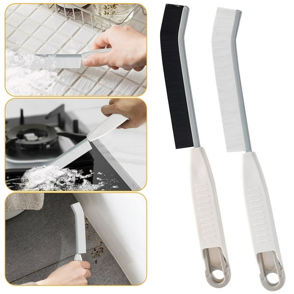 2-in-1 Household Cleaning Brush | Long Handle Hard Bristles for ...