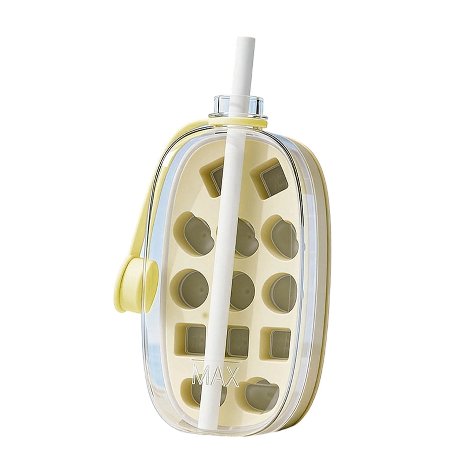 2-in-1 Ice Cube Water Bottle with Built-in Tray, Press-Release ...