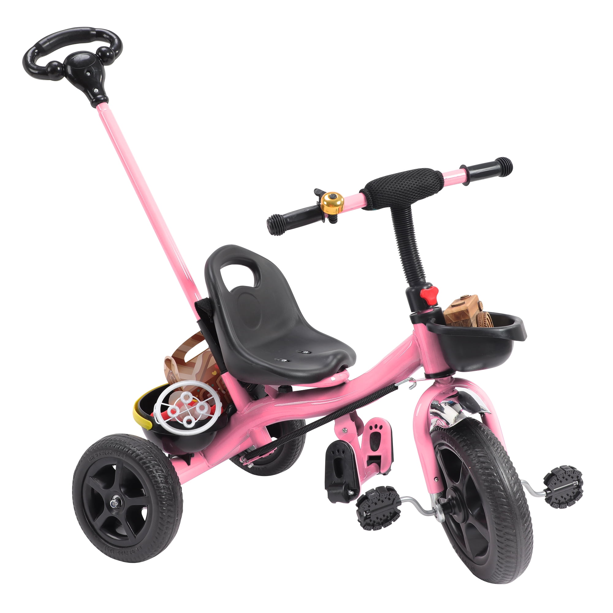 2 in 1 Kids Bike with Push Handle, Tricycles for Boys and Girls, Kids ...