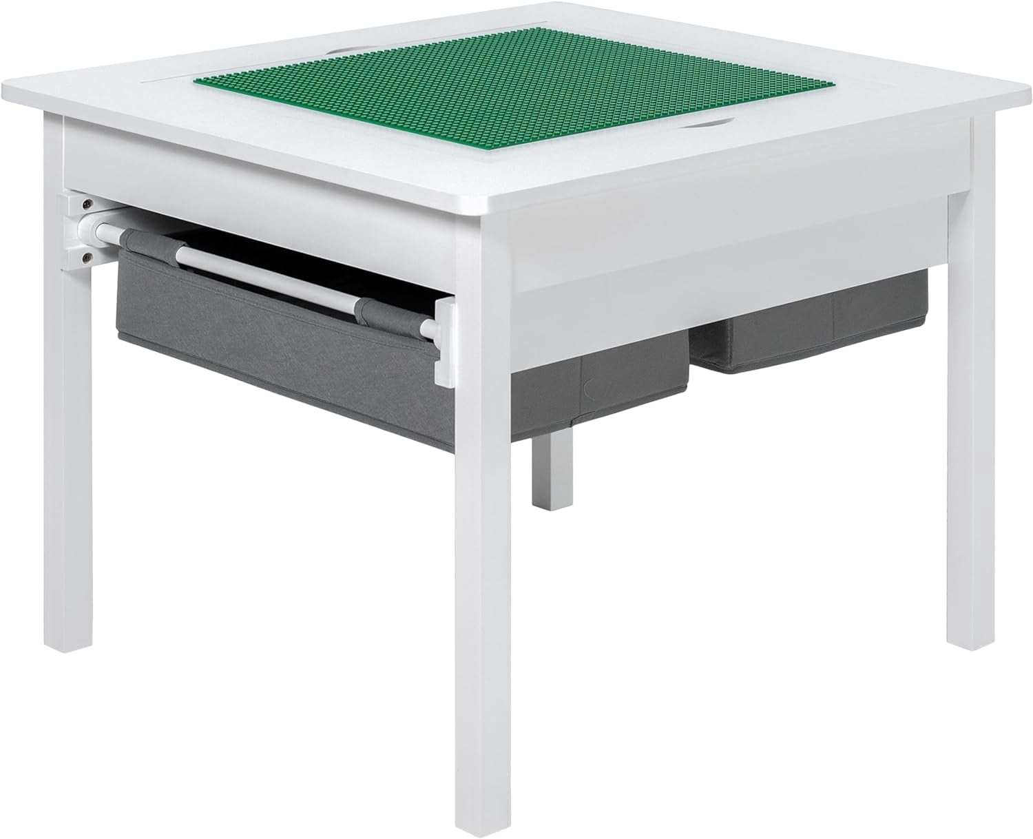 2-in-1 Kids’ Construction Play Table Designed for Lego Building Bricks ...