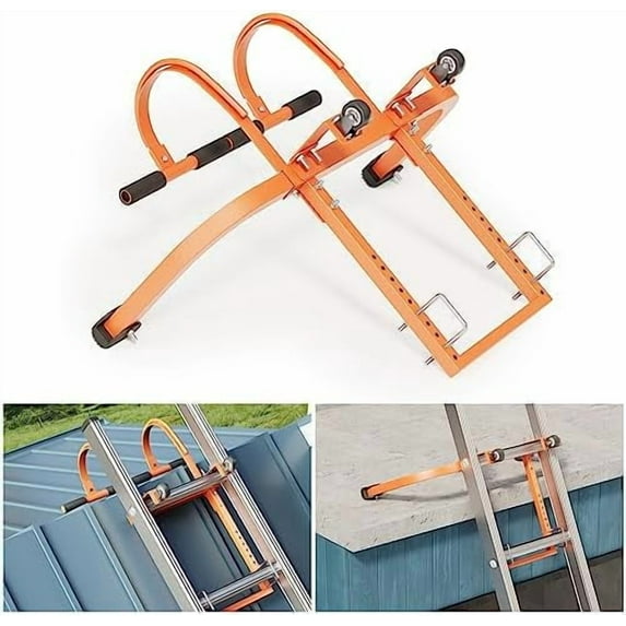 2 in 1 Ladder Stabilizer,Roof Ridge Extension Both Horizontally and ...
