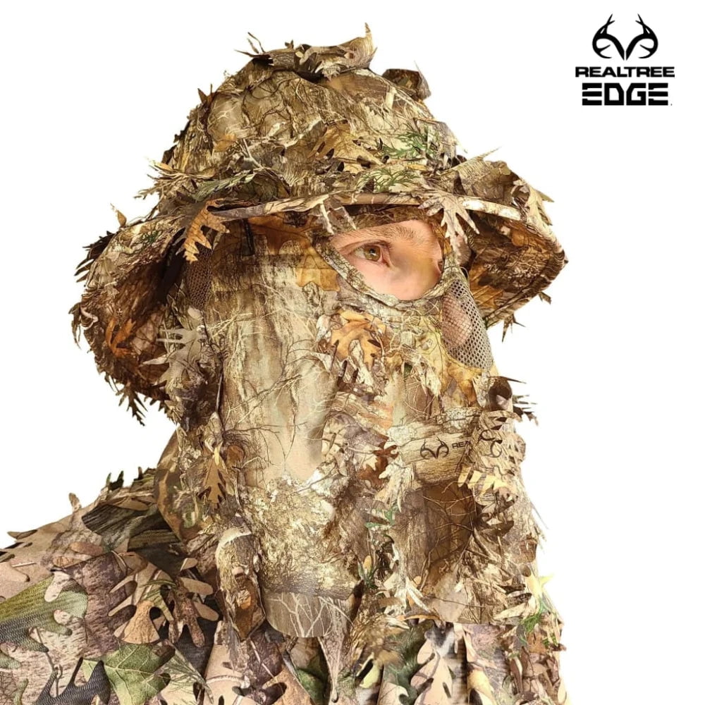 2-in-1 Leafy Face Mask and Bucket Hat (Adjustable, OSFM) - Walmart.com