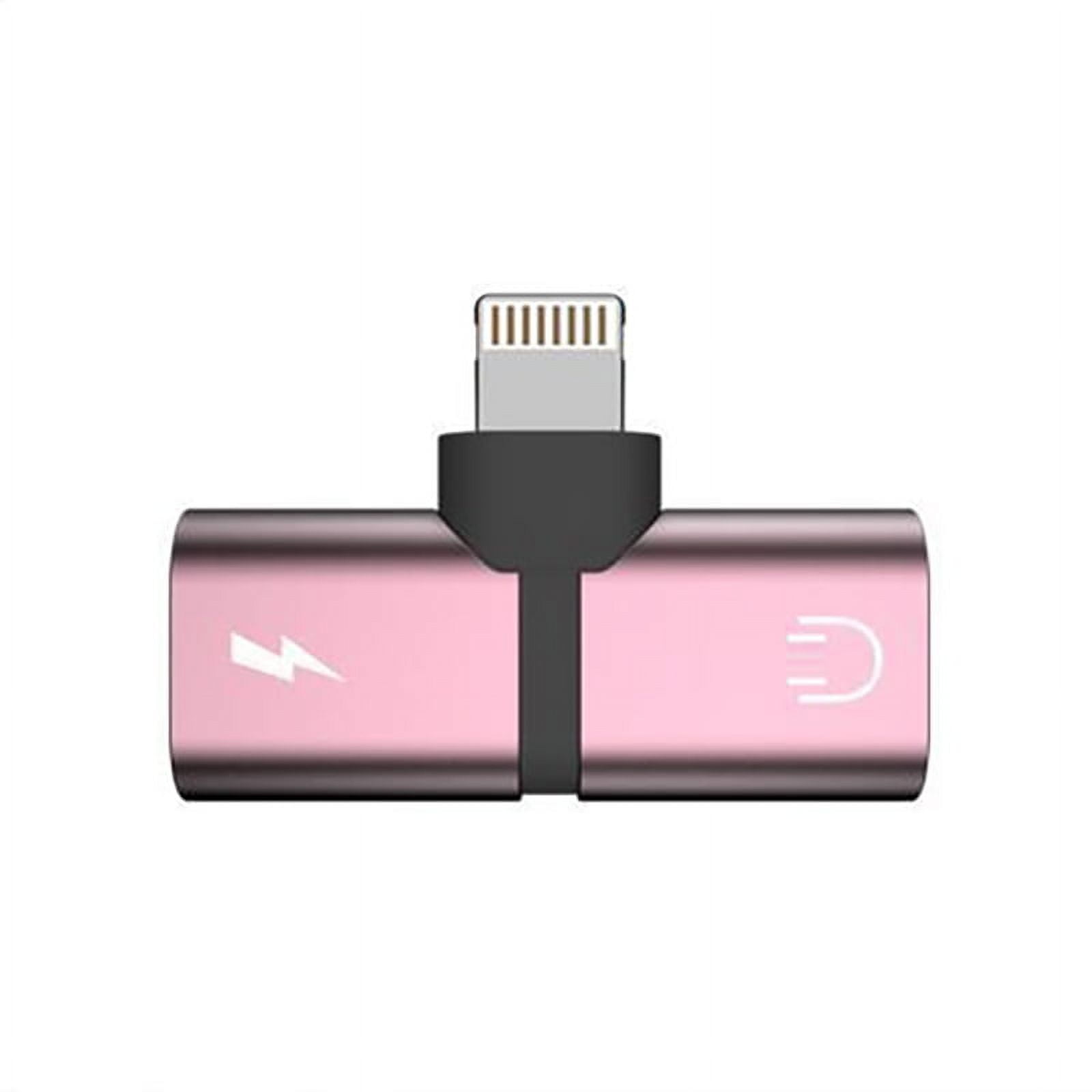 2-in-1 Lightning Splitter Adapter for iPhone XS/ XS Max/XR/X/8/8 Plus/7 ...