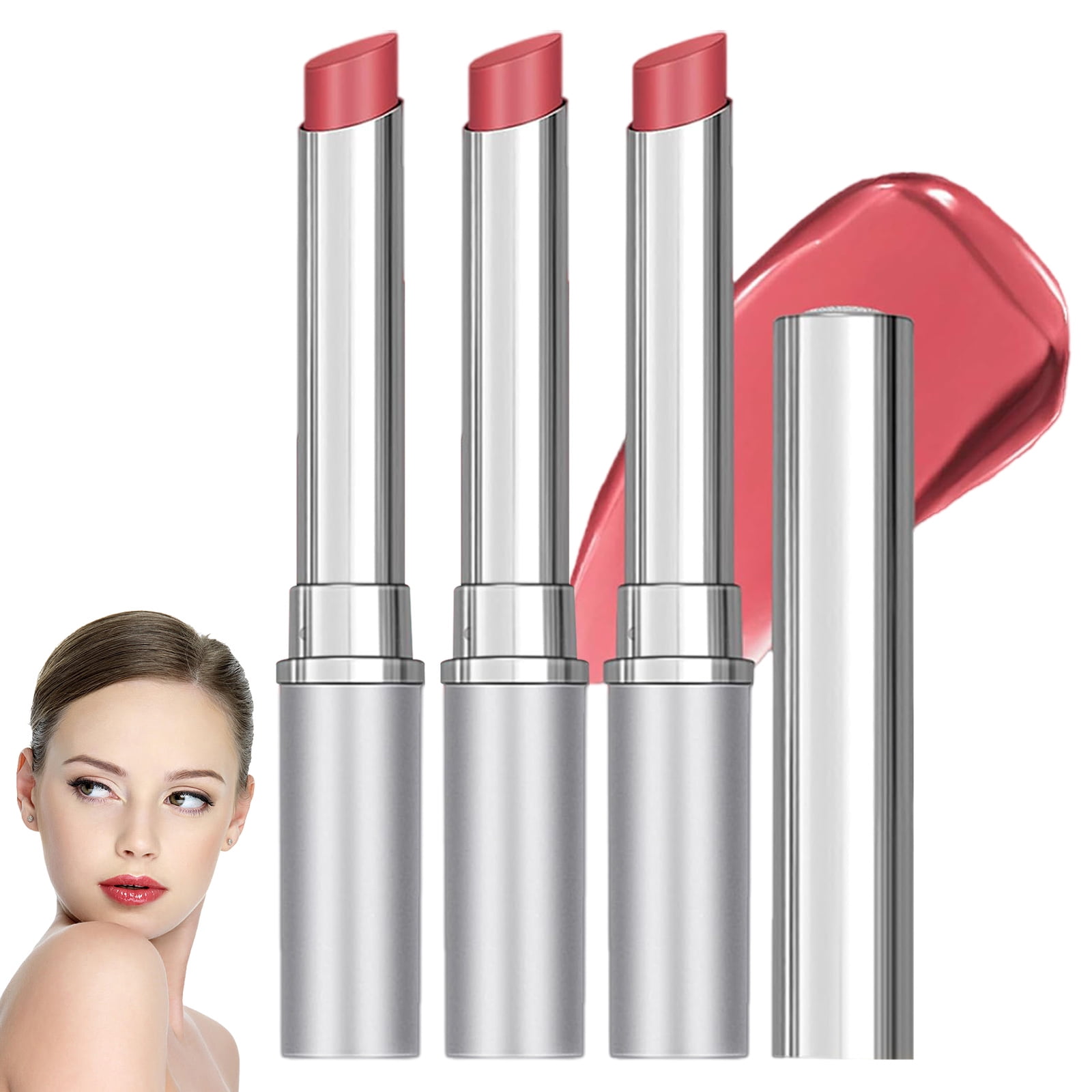 2-in-1 Lipstick 2025 New Formula - Hydrating Sheer Tinted Lip Balm,Long ...