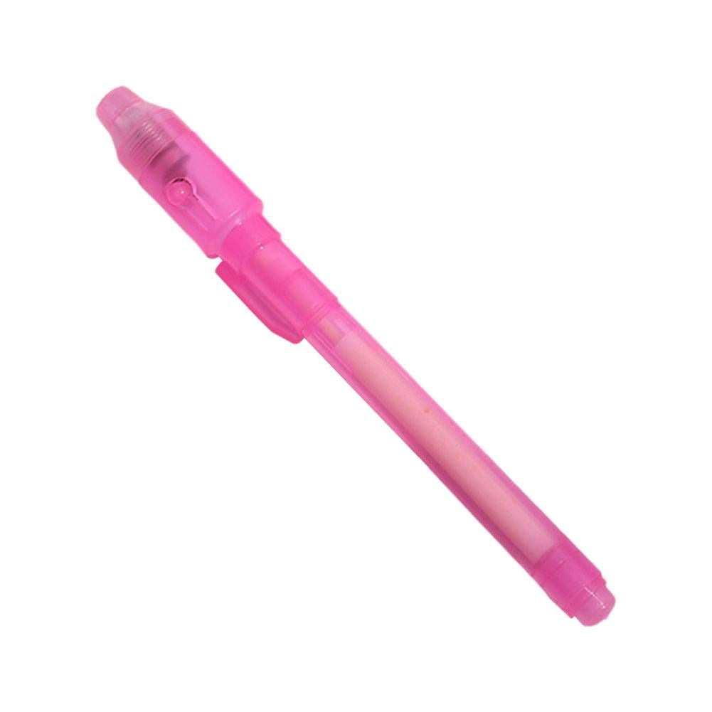 2 in 1 Luminous Light Pen UV Writing Invisible Ink Marker Kids Drawing ...