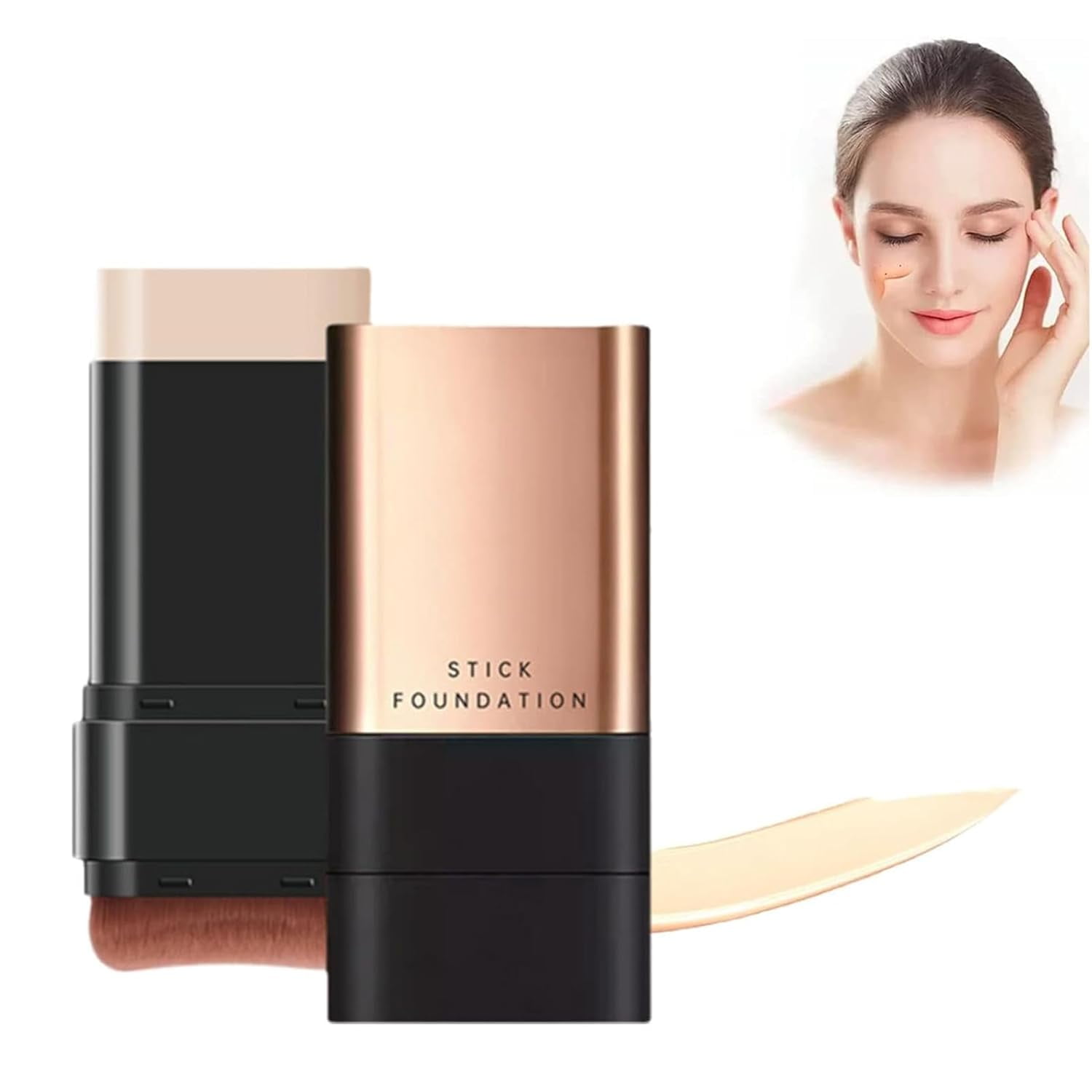 2 in 1 Luxury Anti-Wrinkle Foundation Stick - Korea Flawless Eraser ...