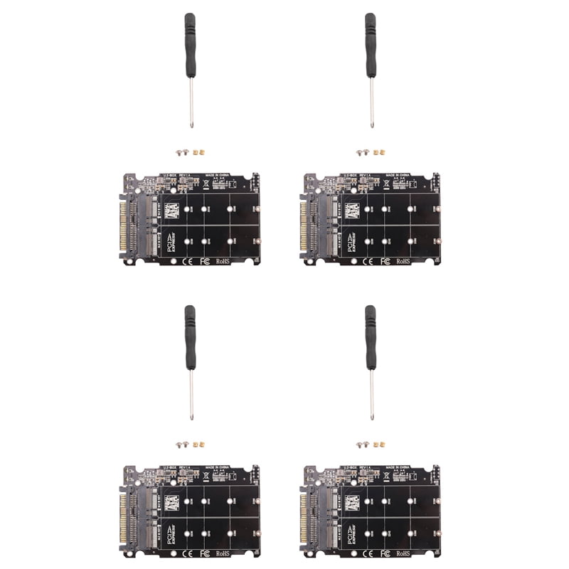 2 in 1 M.2 NVMe SATA U2PCB M.2 NVME SSD Key M Key B SSD to U.2 ...