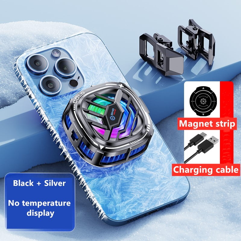 2-in-1 Magnetic Mobile Radiator Cooling Fan for IPhone IPAD Samsung ...