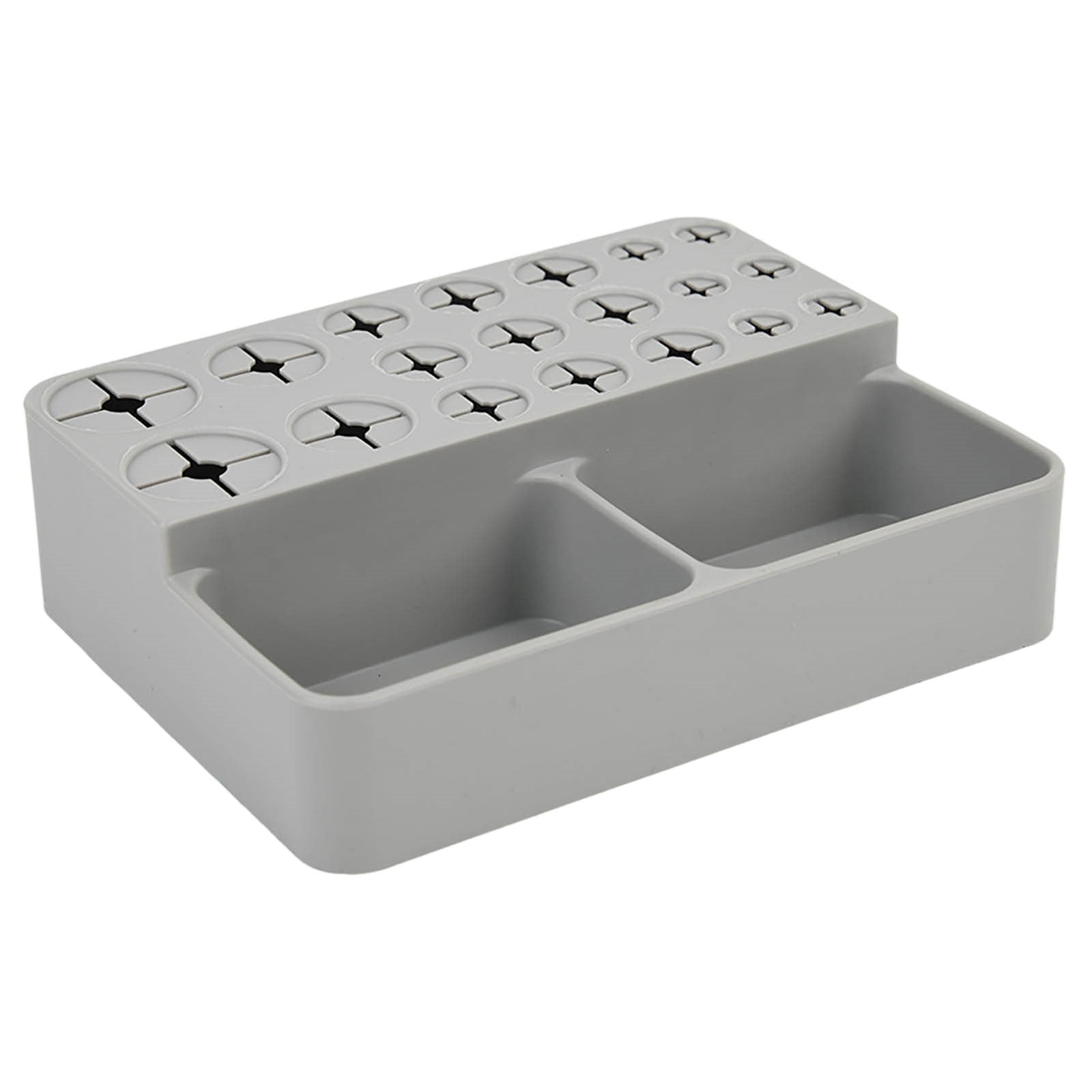 2 in 1 Makeup Brush Stationery Storage Desktop Sorting Storage Rack ...