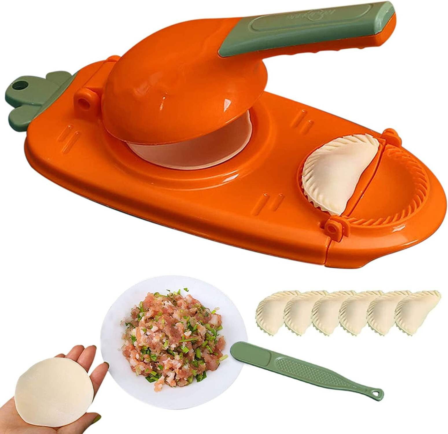2-in-1 Manual Dough Press. Dumpling Empanada Pastries Maker - Walmart.com