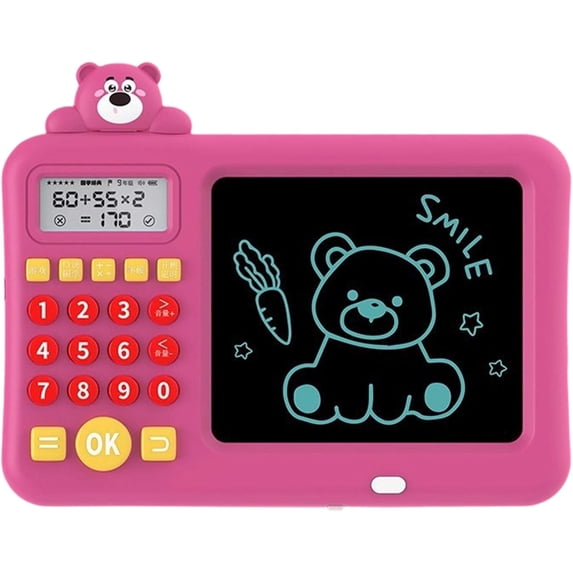 2 in 1 Math Learning Tablet & LCD Writing Pad, Electronic Oral ...
