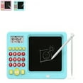 2-in-1 Math Practice Tablet for Kids, LCD Writing & Drawing Board with ...