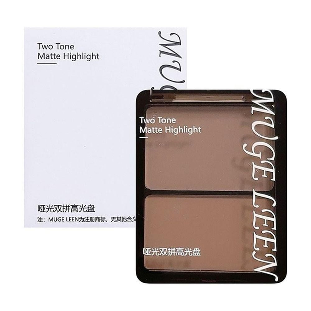 2 in 1 Matte Highlighter Contour Shadow sher All-in-one Disc R3 Hot ...