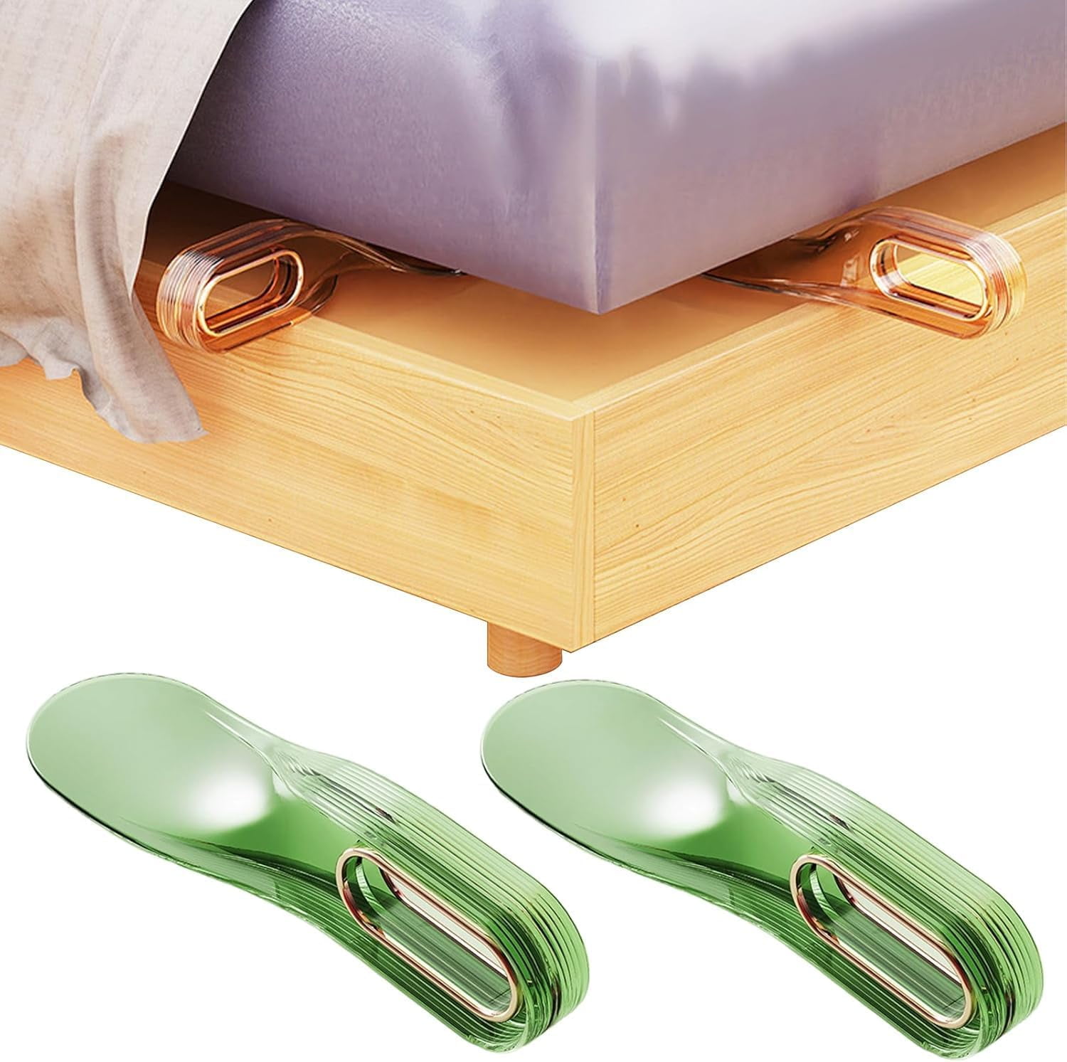 2-in-1 Mattress Lifter & Bed Sheet Tucker Tool, Bed-Making Wedge Set ...