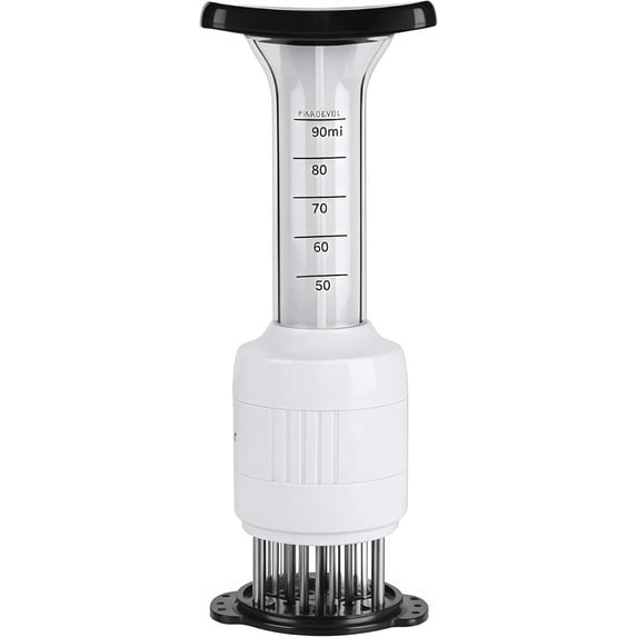 2-in-1 Meat Tenderizer & Marinade Injector with Stainless Needles ...