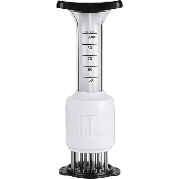 2-in-1 Meat Tenderizer & Marinade Injector with Stainless Needles ...