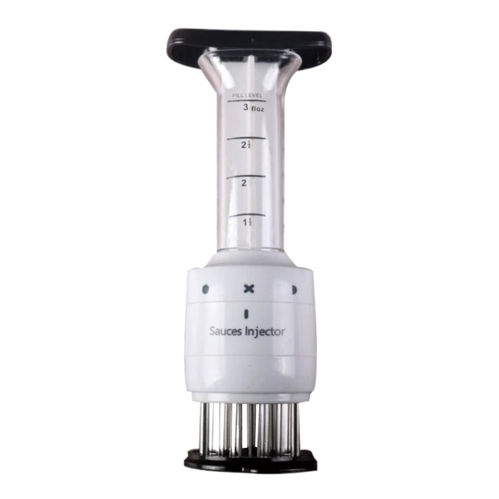 2-in-1 Meat Tenderizer & Marinade Injector, Stainless Steel Needle ...