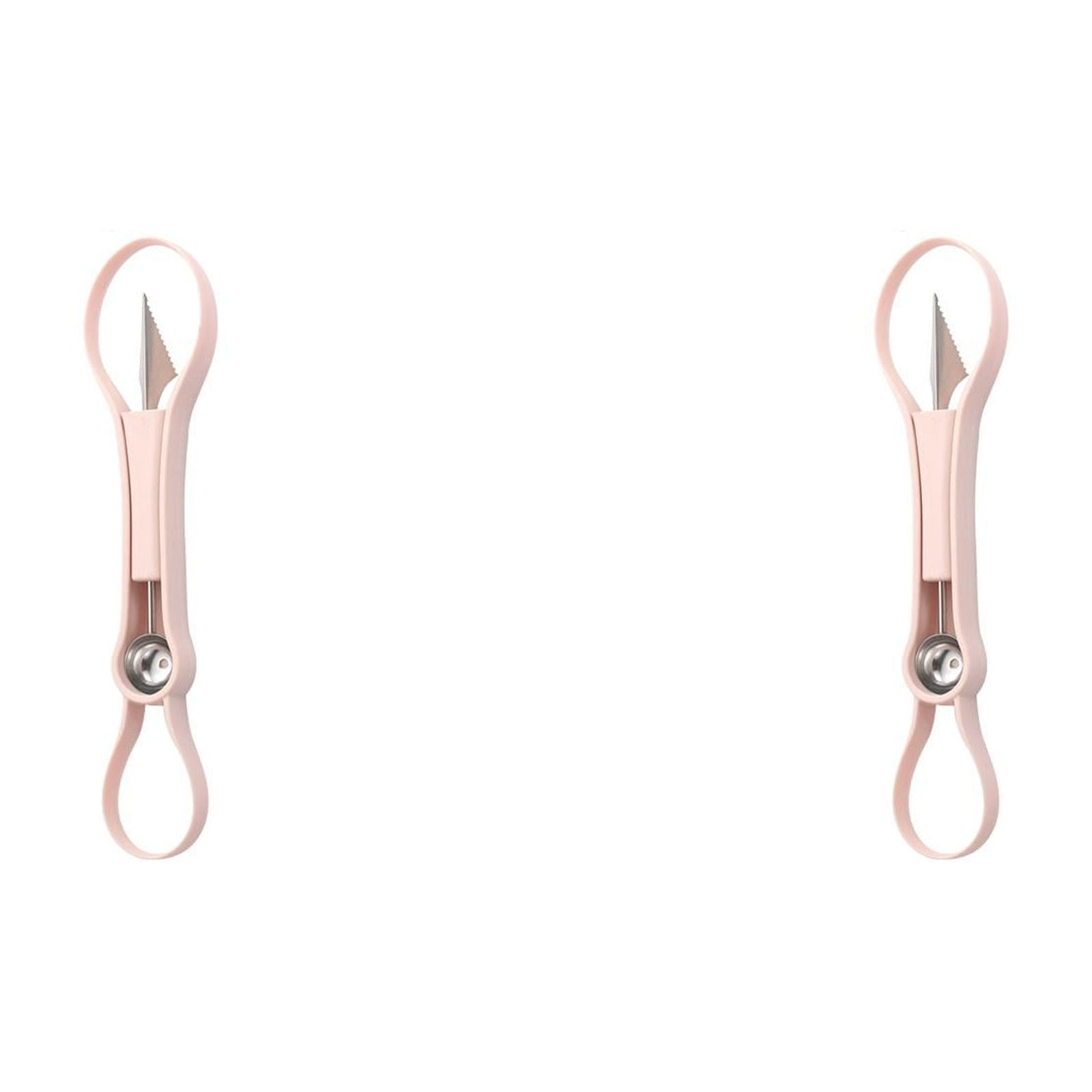 2-in-1 Melon Baller & Watermelon Cutter Set - Stainless Steel Fruit ...