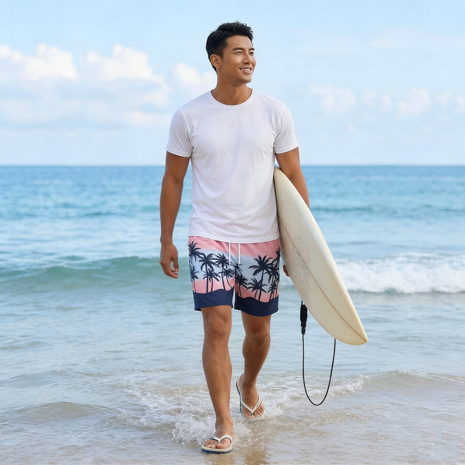 2 in 1 Mens Swim Trunks with Compression Liner 7" Inseam Quick Dry ...