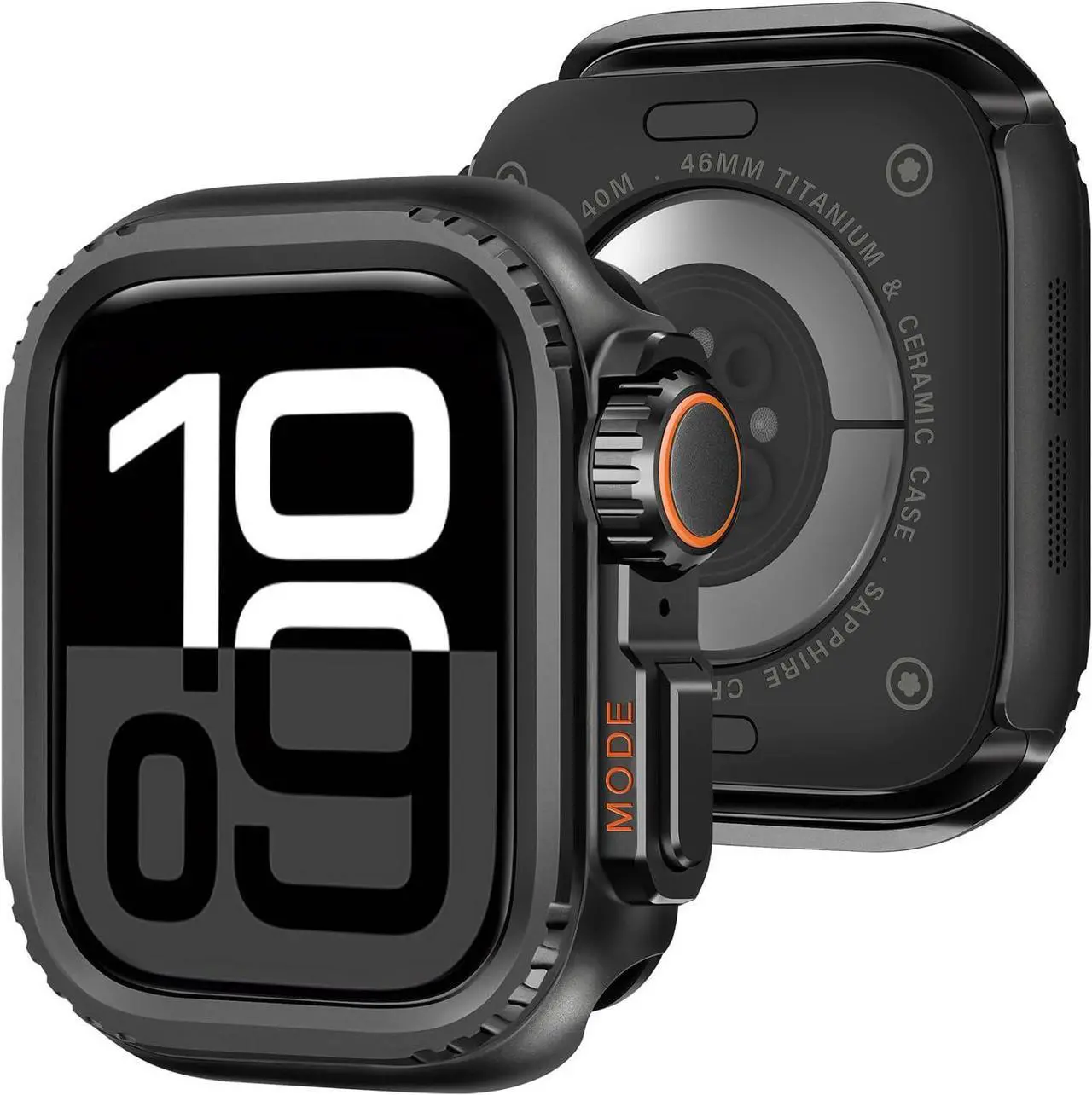 2 in 1 Metal Case Compatible with Apple Watch Series 10 46mm, Rugged ...