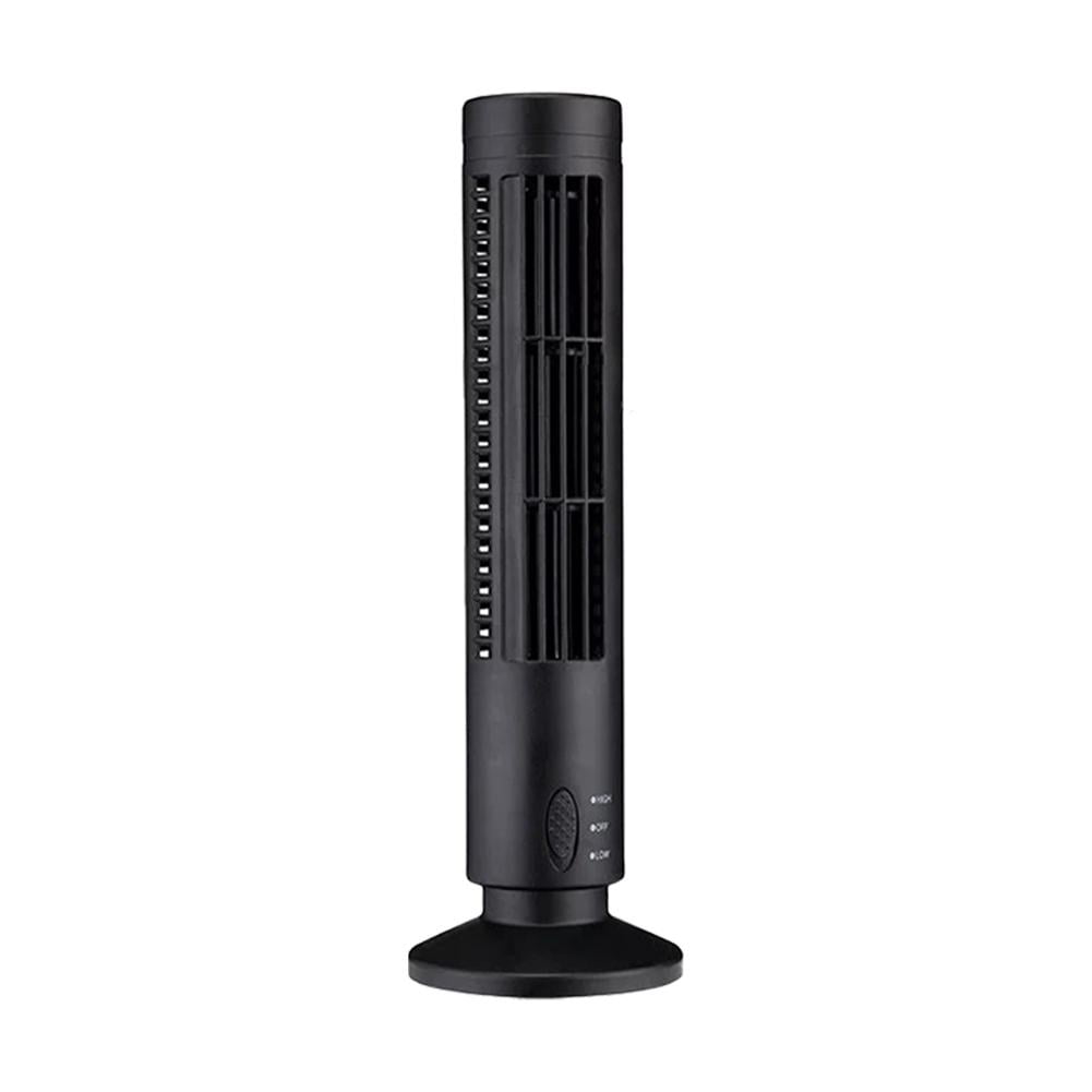 2-in-1 Mini Desktop Fan with LED Light, Three Speed Settings, and 70 ...