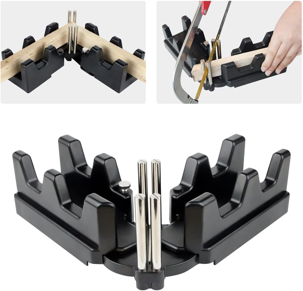 2-in-1 Mitre Measuring Cutting Tool 85°-180° Miter Angle Cutting Tool ...