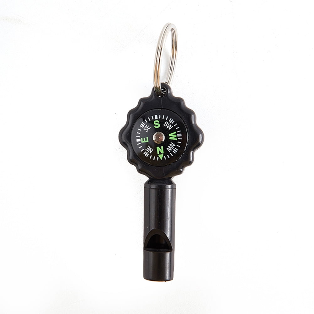 2-in-1 Multi-function Whistle Compass Outdoor Safety Survival Tools For ...