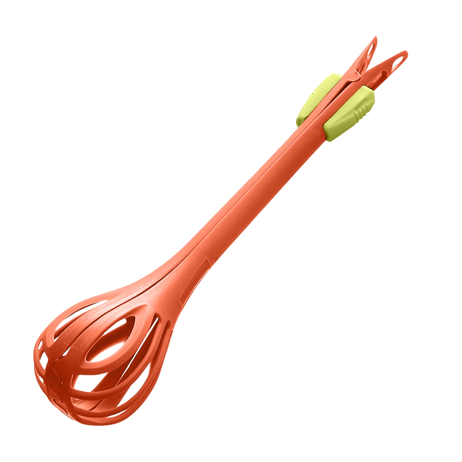 2-in-1 Multifunctional Egg Beater & Food Tongs – 11" Silicone Whisk ...