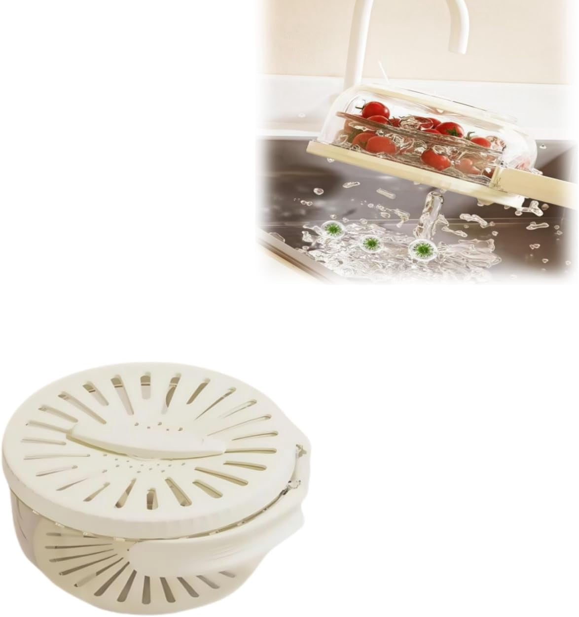 2-in-1 Multifunctional Fruit and Vegetable Cleaning Bowl, Kitchen ...