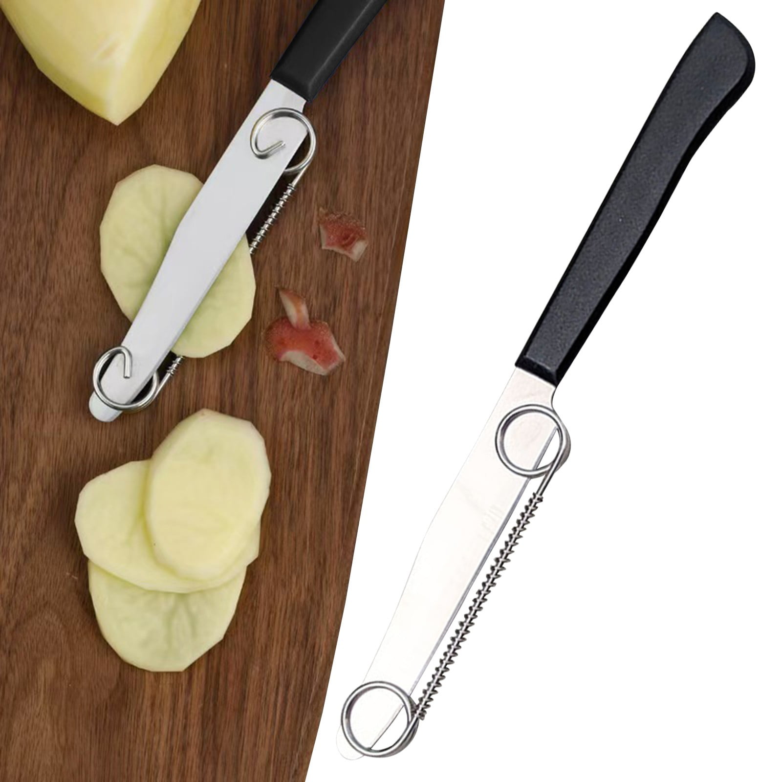 2 in 1 Multifunctional Peeler with Removable Spring, Kitchen Household ...