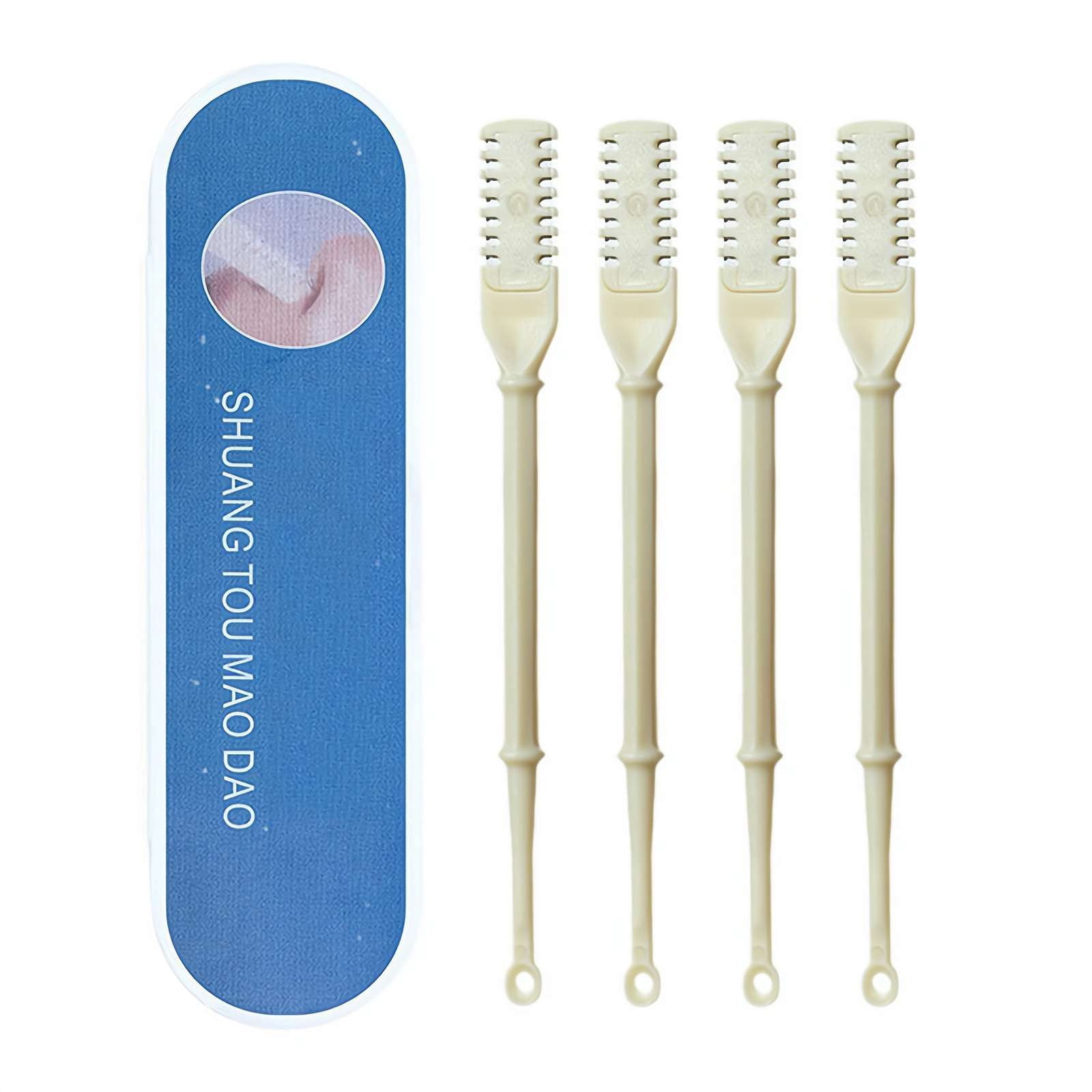 2-in-1 Nasal Hair Cutter, 2024 New Manual Double Sided Nose Hair Knife ...