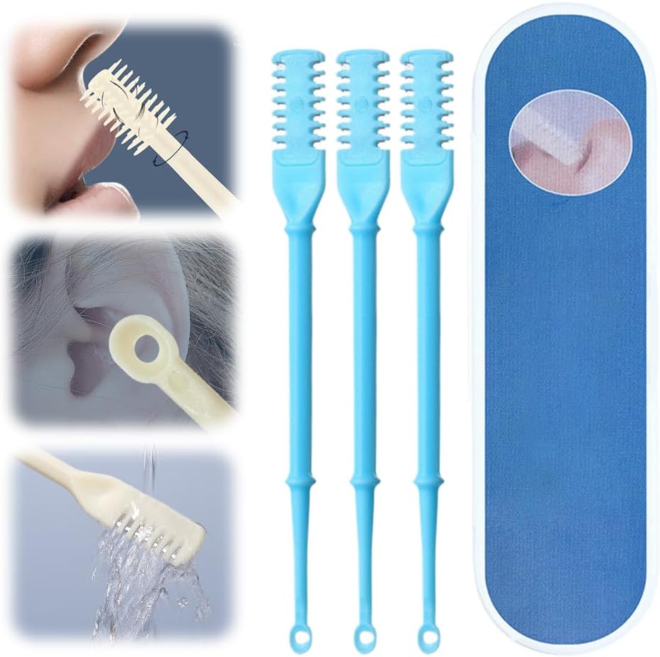 2-in-1 Nasal Hair Cutter, 2024 Upgraded Double Sided Nose Hair Knife ...