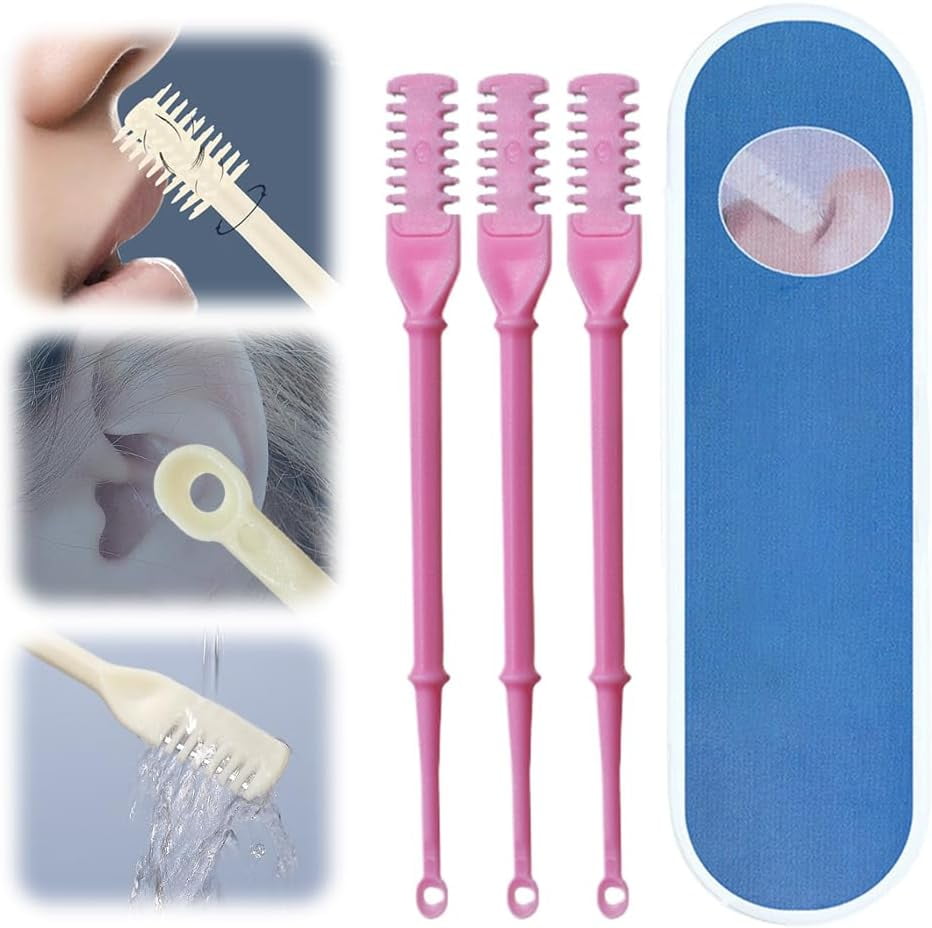 2-in-1 Nasal Hair Cutter, 2024 Upgraded Double Sided Nose Hair Knife ...