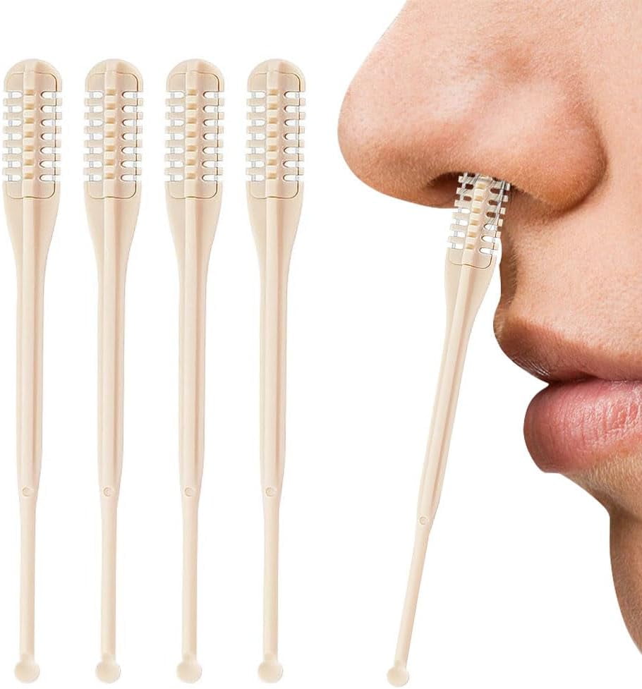 2-in-1 Nasal Hair Cutter, 2025 New Double Head Nose Hair Knife Ear ...