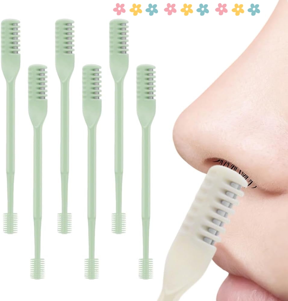 2-in-1 Nasal Hair Cutter, 2025 New Double Sided Nose Hair Knife, 360 ...