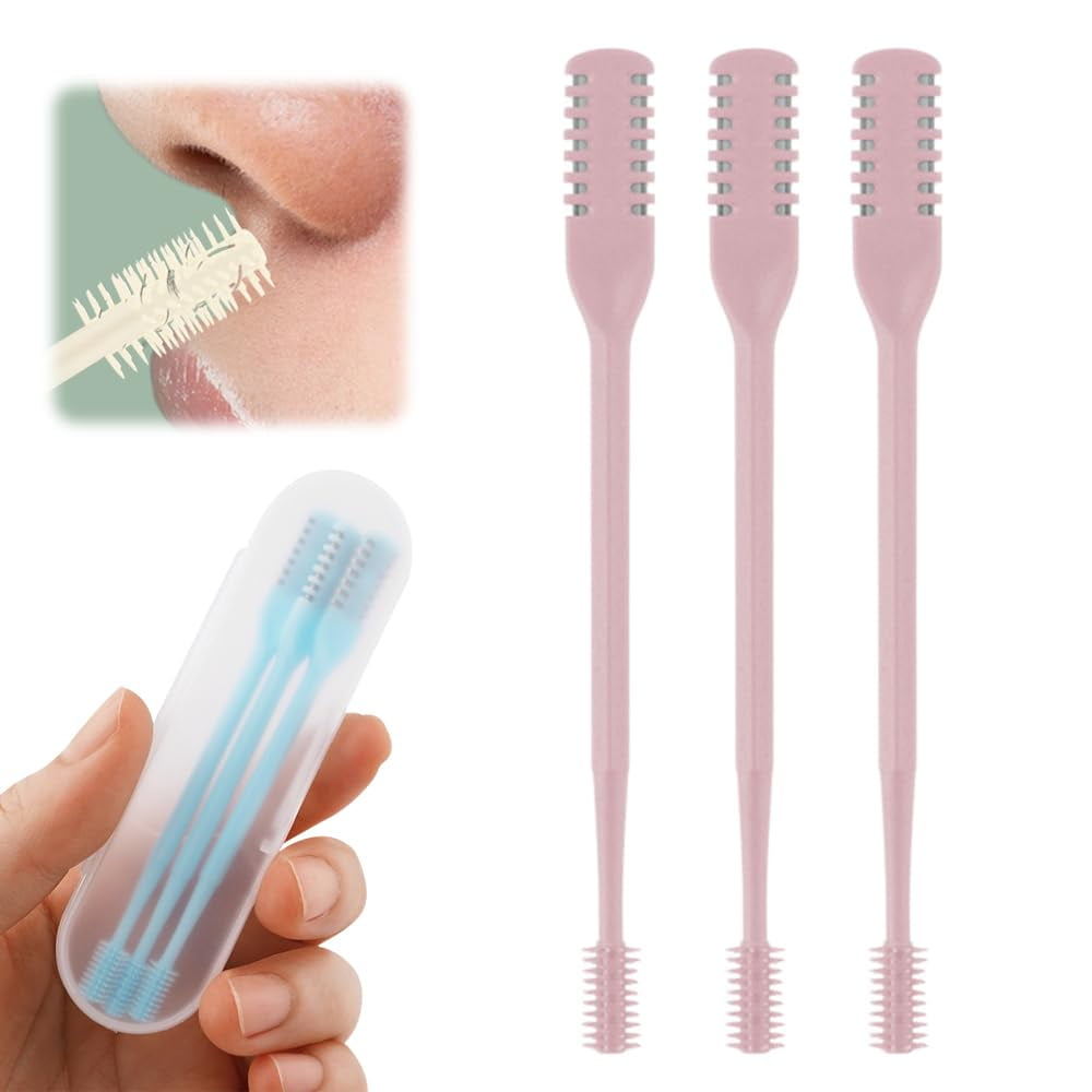 2-in-1 Nasal Hair Cutter, 2025 Upgrade 360° Rotating Nose Hair Trimmer ...