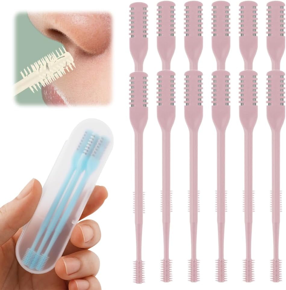 2-in-1 Nasal Hair Cutter, 2025 Upgrade 360° Rotating Nose Hair Trimmer ...